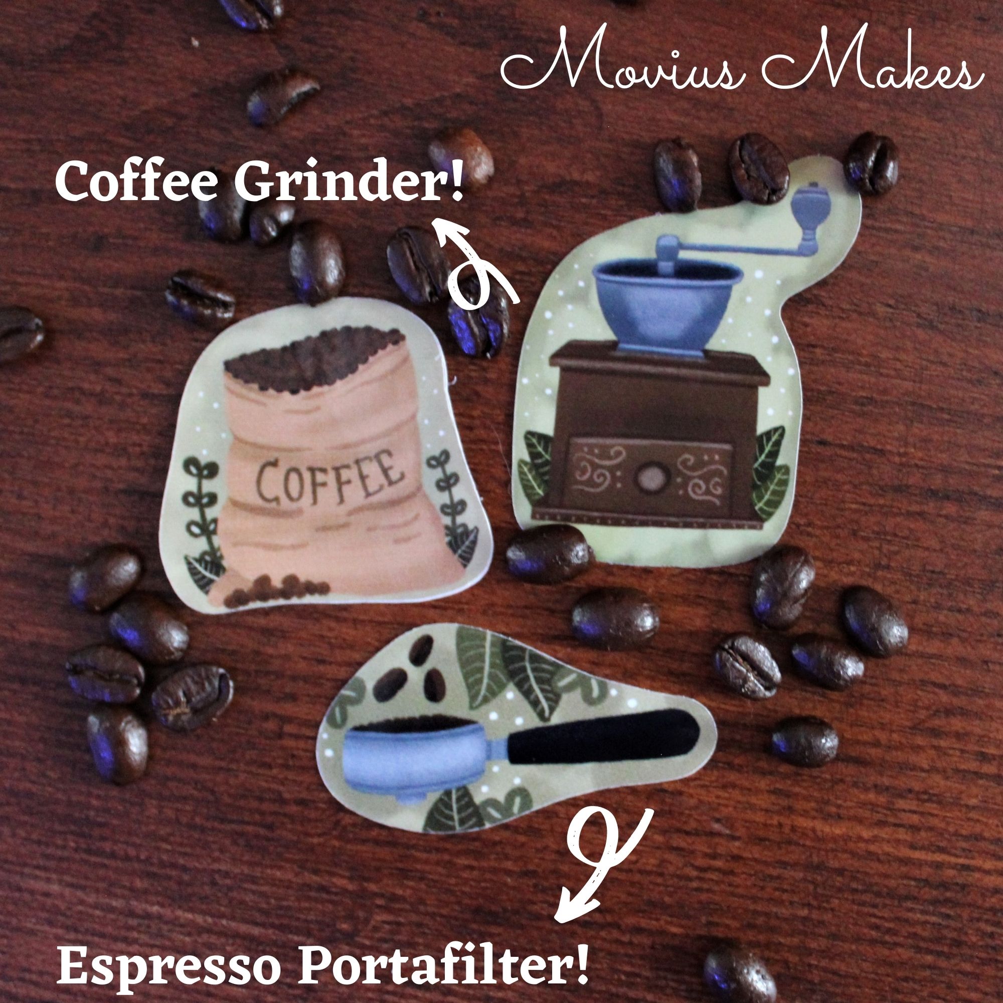 coffee-latte-barista-stickers-vinyl-addict-caffeine-illustration-decals ...